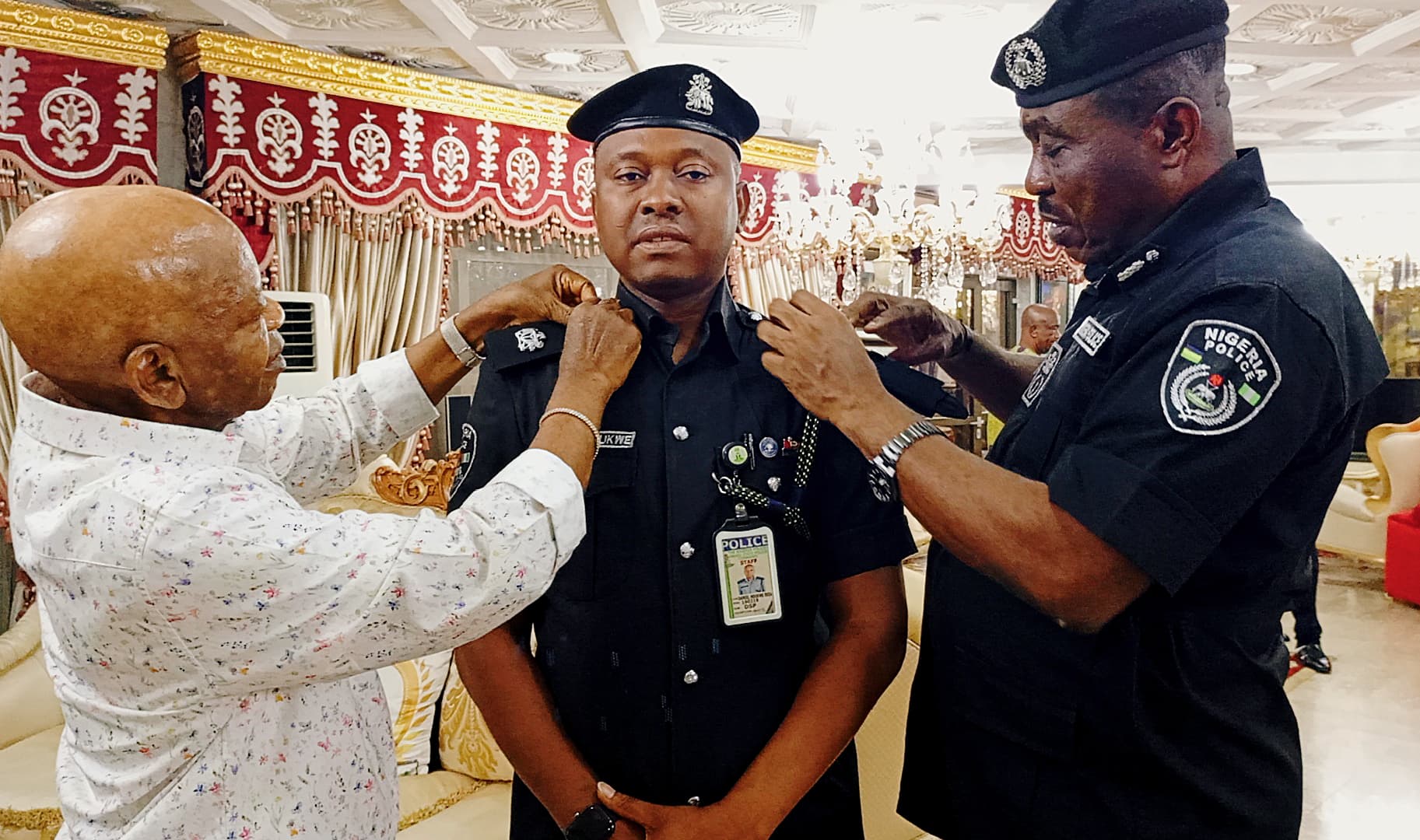 Enugu CP, Arthur Eze decorate newly promoted Police PRO, Daniel Ndukwe ...