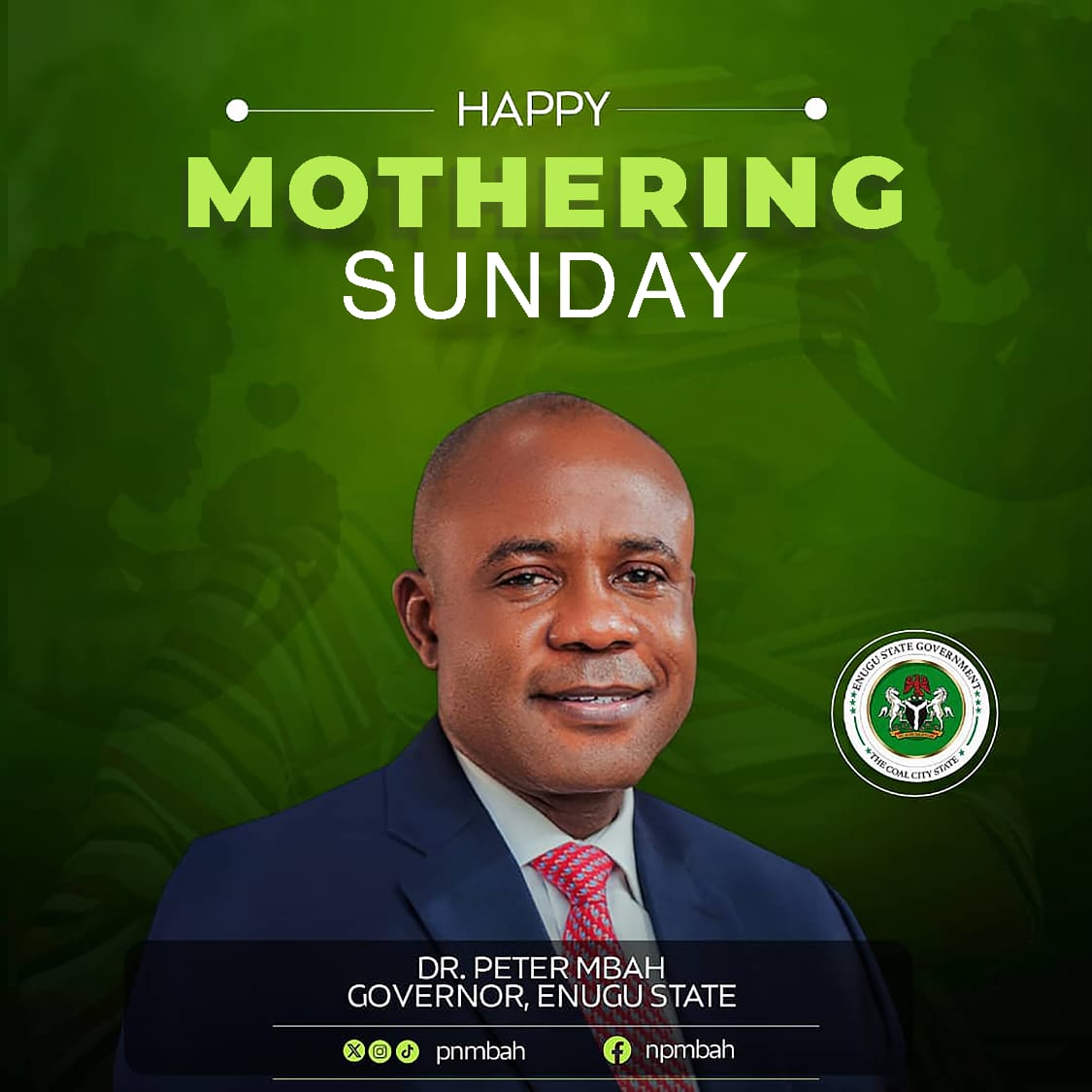 Governor Mbah Salutes Mothers on Mothering Sunday | Enugu Daily